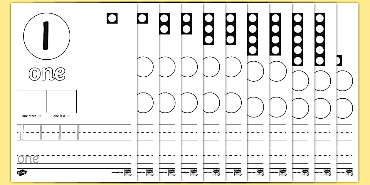 NSW Number 1-20 Writing Worksheets (Lehrer gemacht) - Twinkl