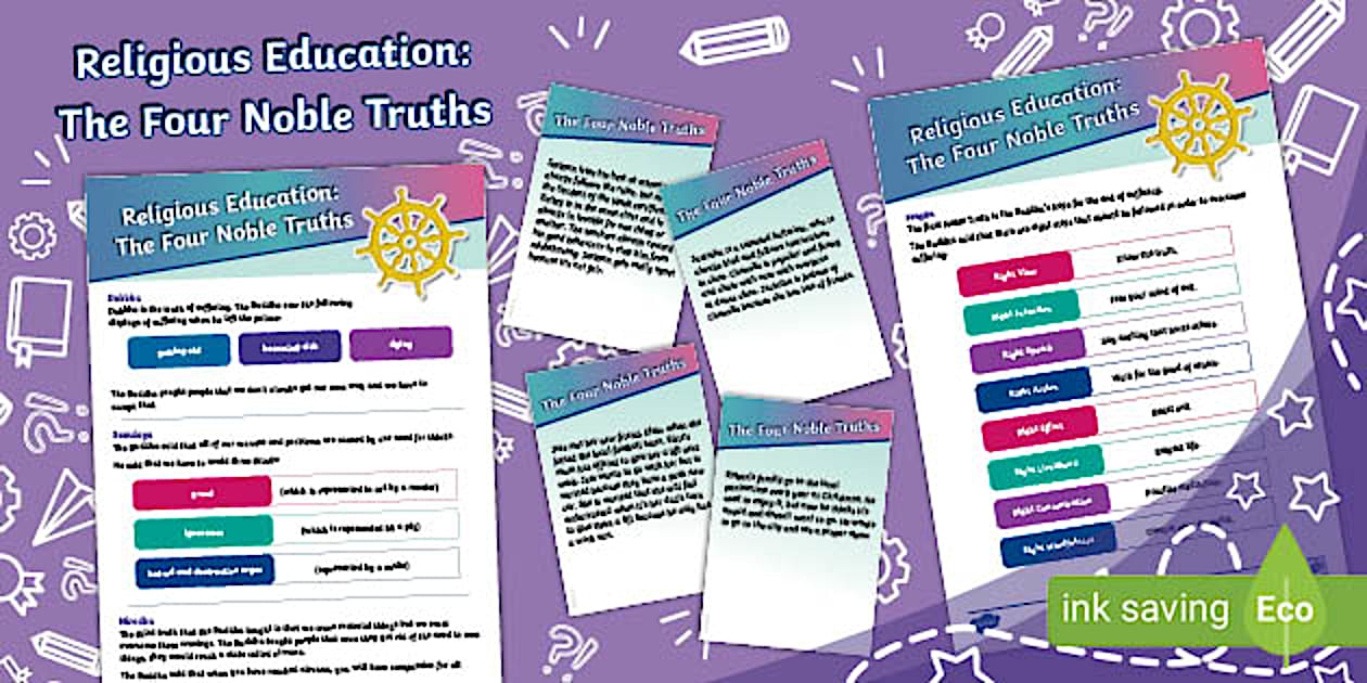 The Four Noble Truths Scenario Cards | Parent Support