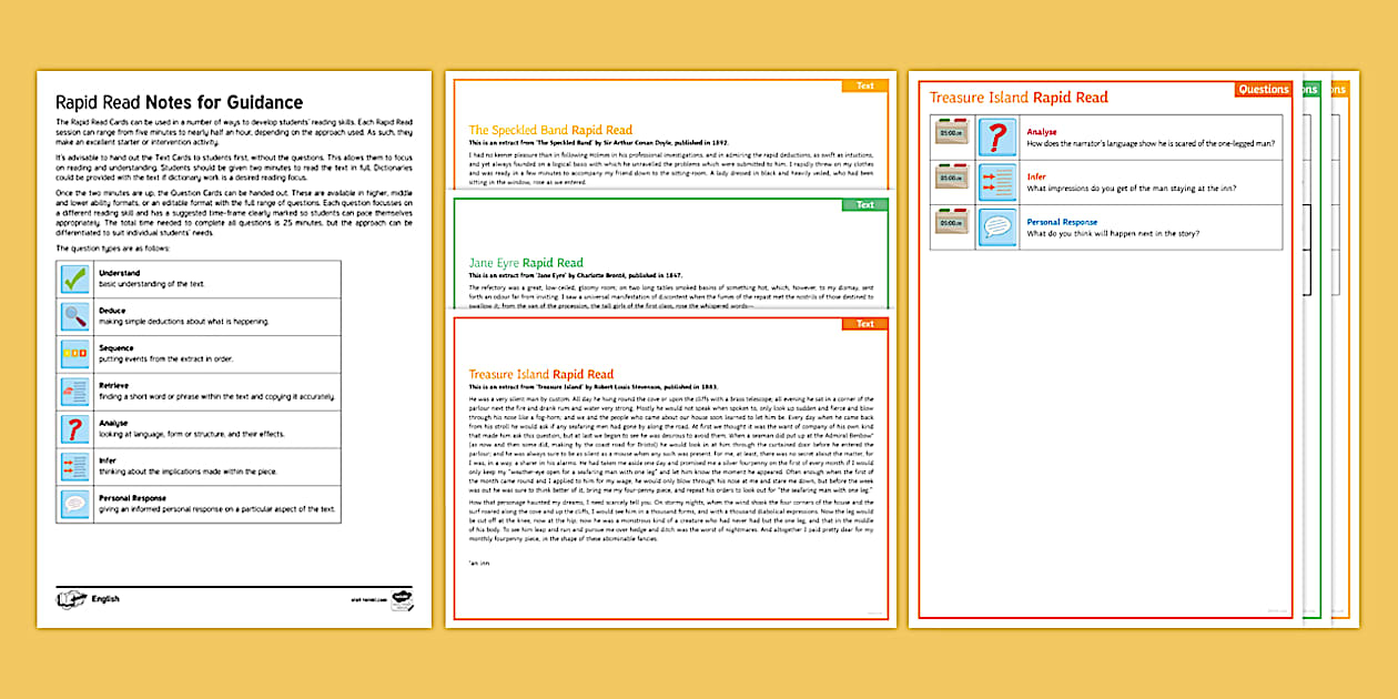 19th Century Texts Reading Comprehension | KS3 | Beyond