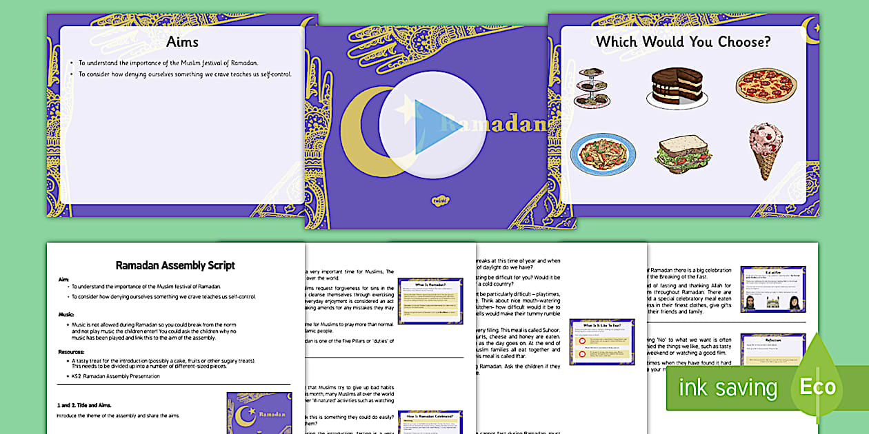 Ramadan Assembly Pack Including Script (teacher made)