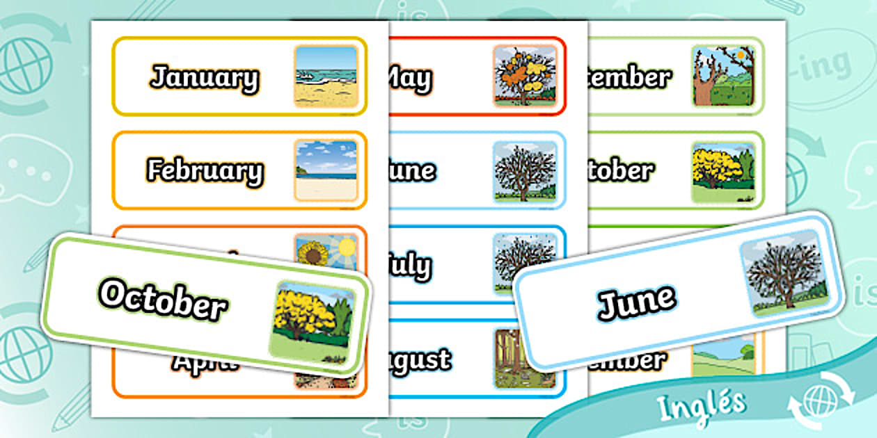 Inglés | 3° Básico | Unit 1 | My Clother | Months | Seasons