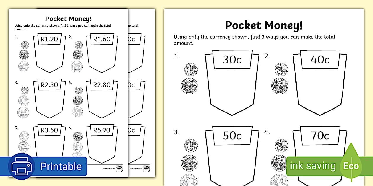 Money Worksheets I Resource I Twinkl (Hecho por educadores)