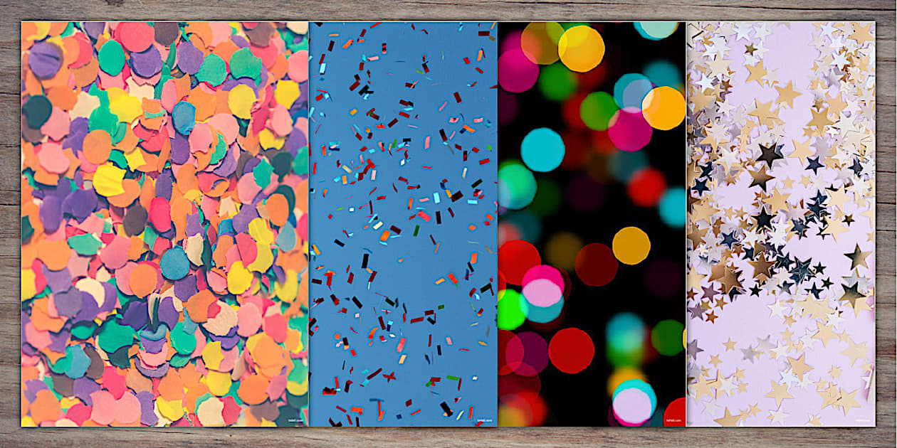 Confetti Wrapping Paper | Twinkl Party (teacher made)