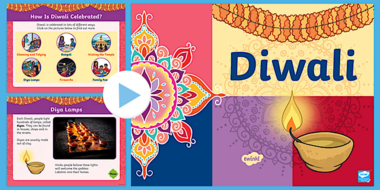 EYFS Hindu Diwali Information PowerPoint (teacher made)