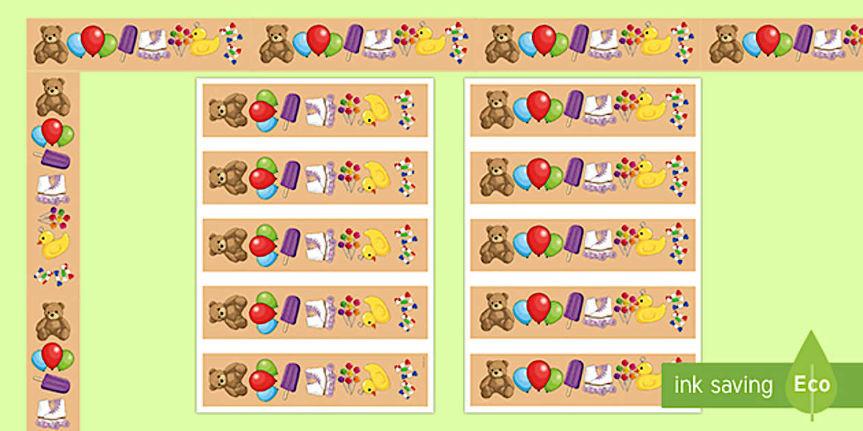 Fairground Display Borders (teacher made) - Twinkl