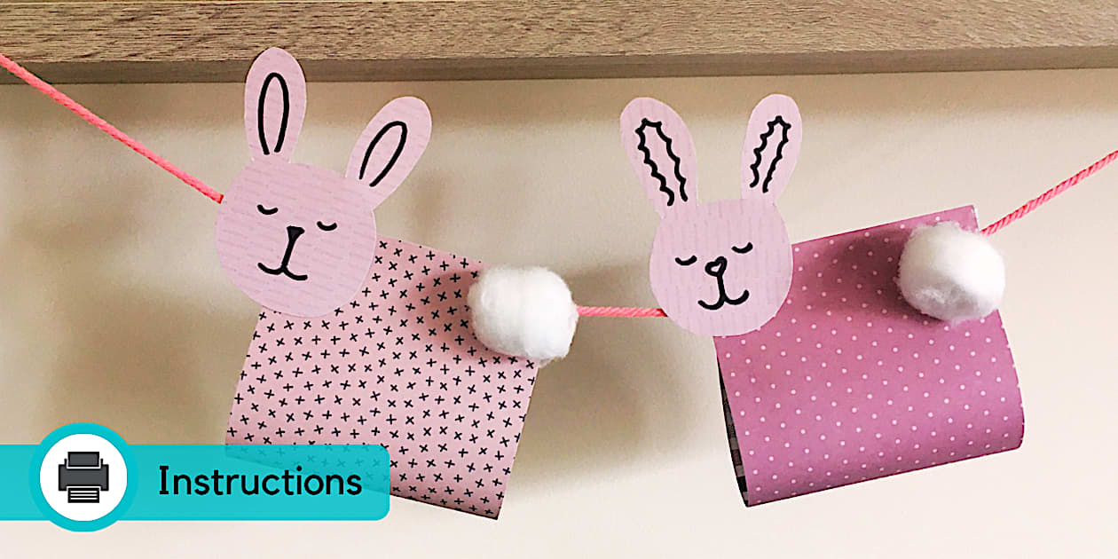 Bunny Craft | Easter Bunny Crafts (teacher made) - Twinkl