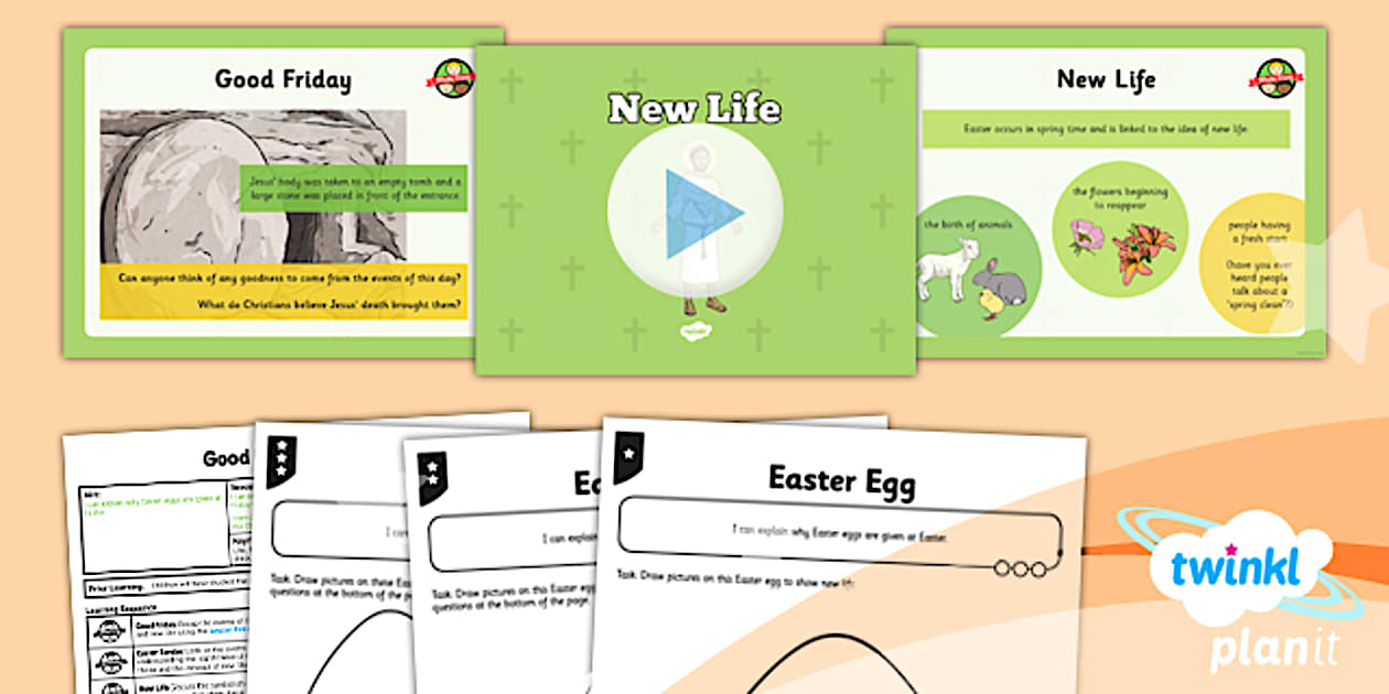 RE: Good Friday: New Life Year 3 Lesson Pack 6 - Twinkl