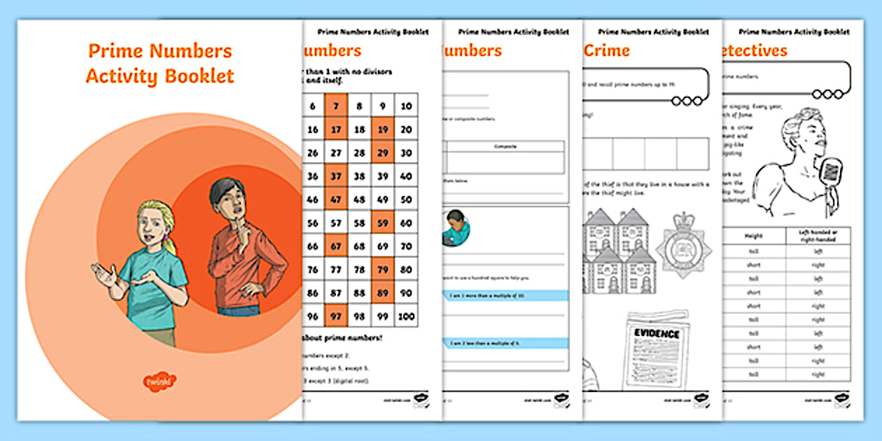 👉 Prime Numbers from 1 to 10 Activity Booklet | Teacher-Made