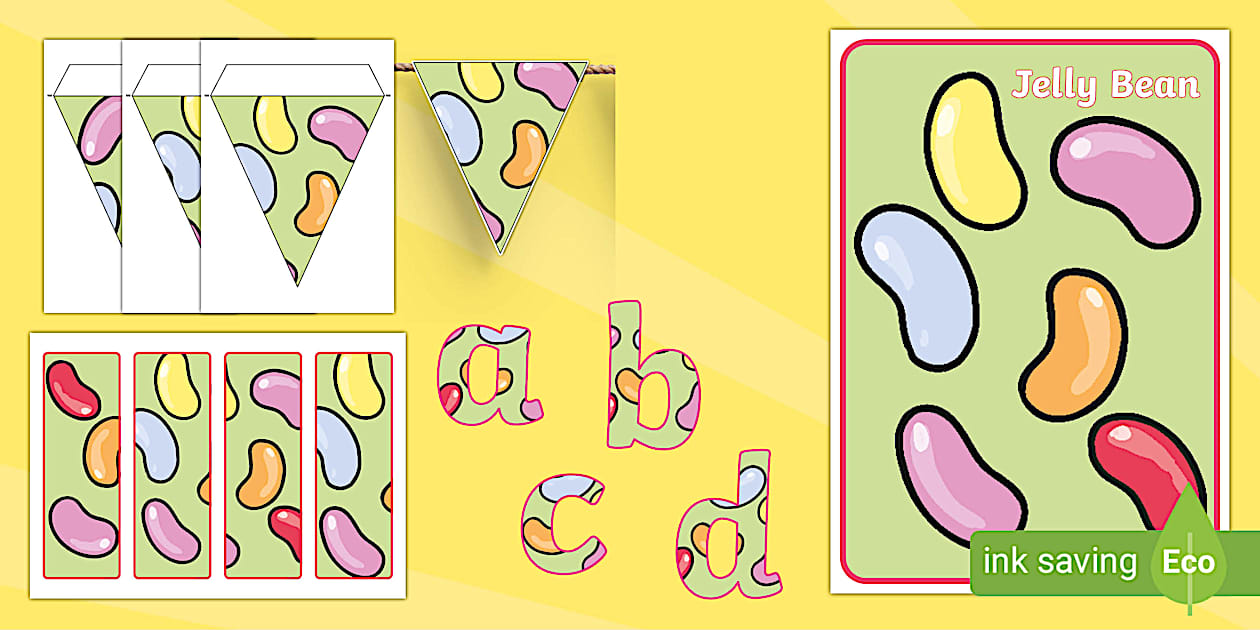 Jelly Bean Themed Display Pack (teacher made) - Twinkl