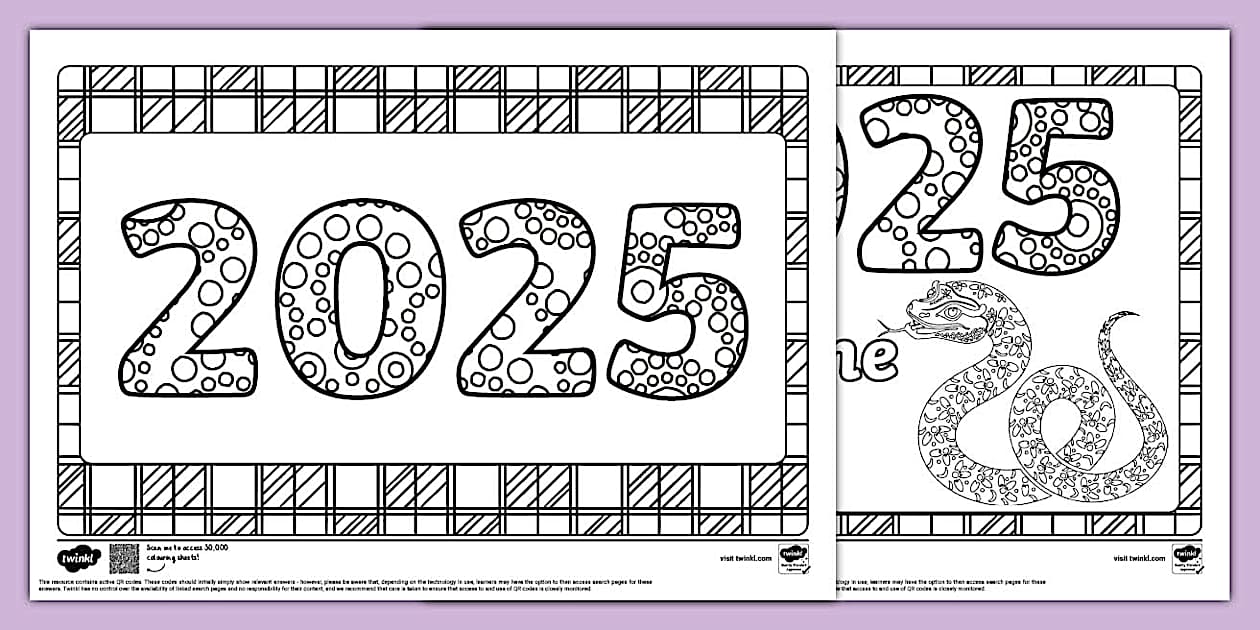 2025 Mindfulness Colouring Pages (teacher made) - Twinkl