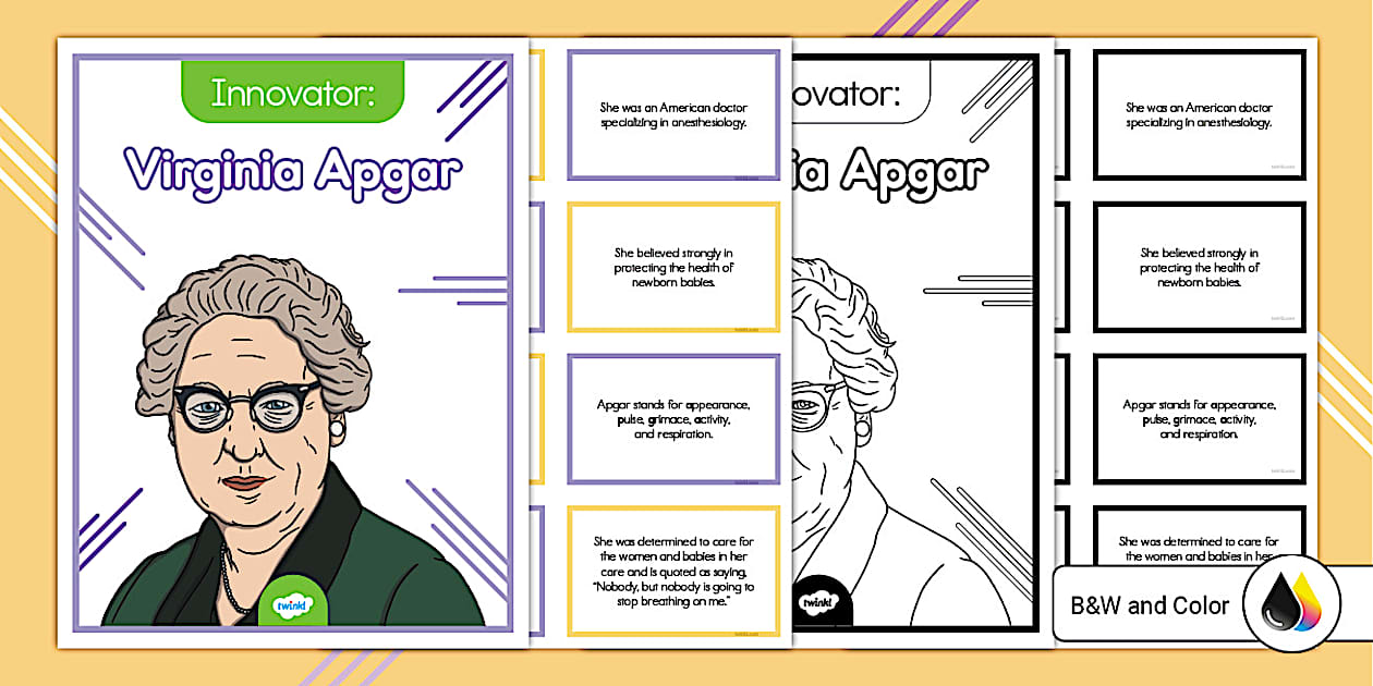 Virginia Apgar Facts and Poster for Kids | Twinkl USA