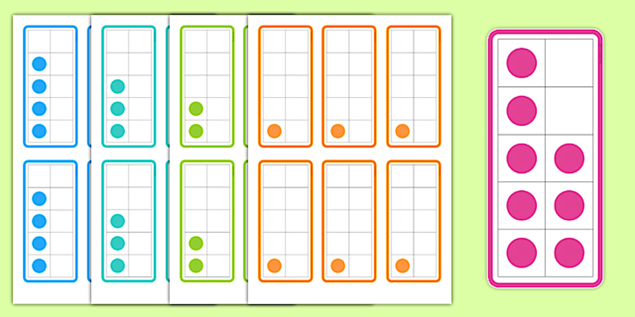 Editable Tens-Frame Flashcards - Twinkl