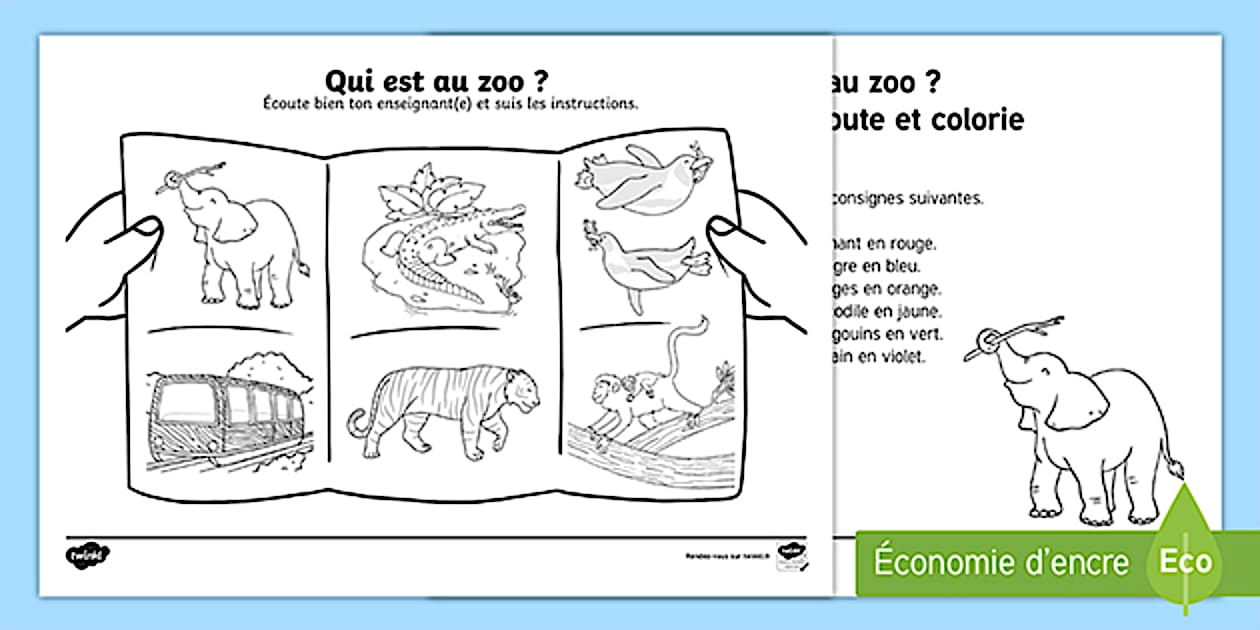 Compréhension orale : écoute et dessine (Teacher-Made)