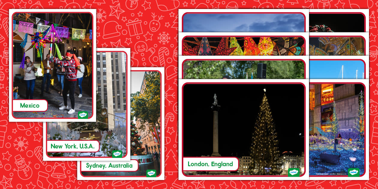 Christmas Around the World Photos (Teacher-Made) - Twinkl
