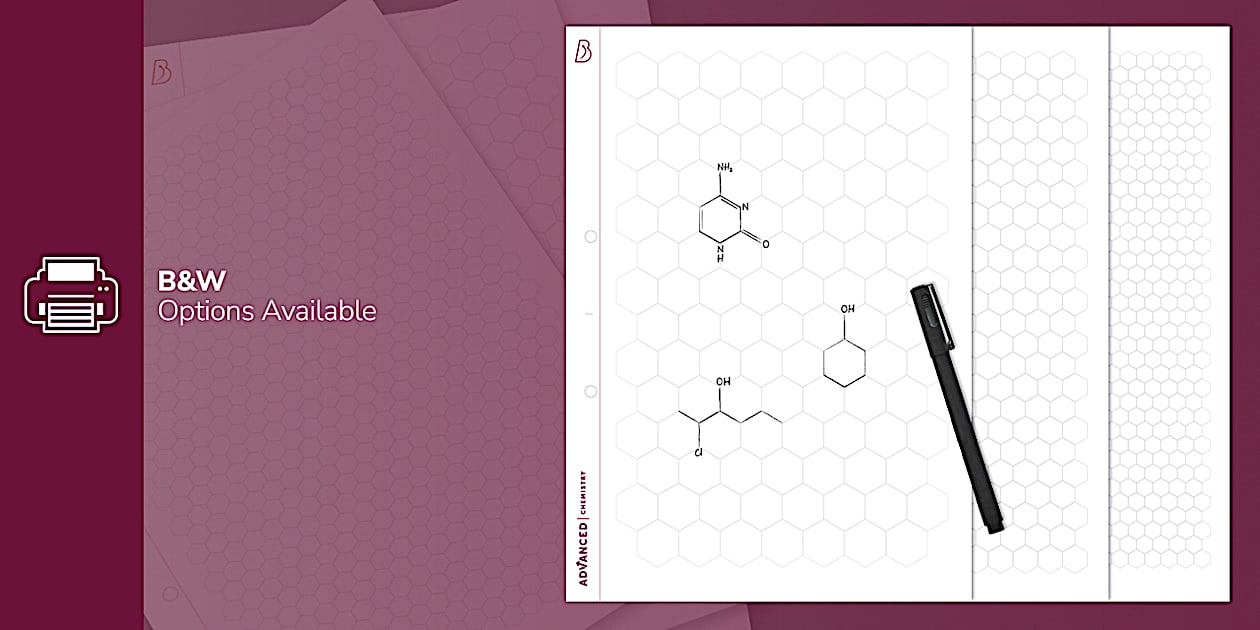 Hexagonal Paper (teacher made) - Twinkl