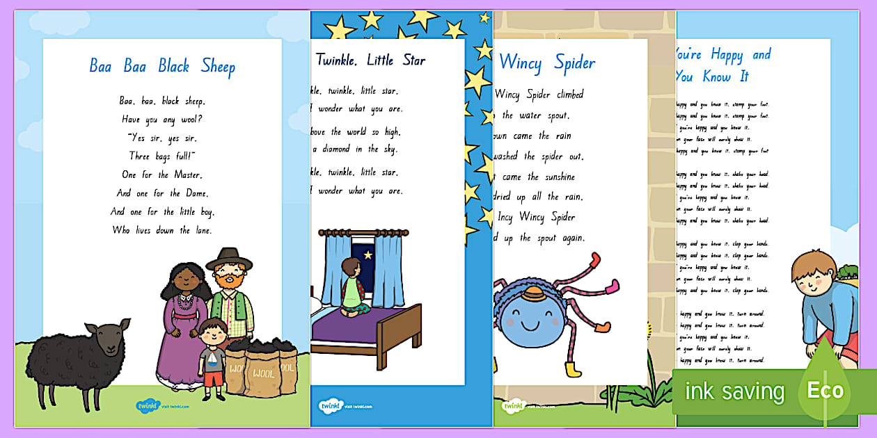 Te Reo Māori Nursery Rhymes Posters | Twinkl NZ