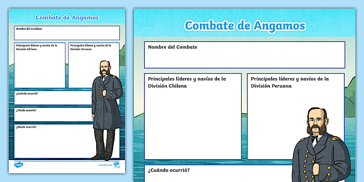 Ficha de actividad: Combate de Angamos | Recursos Educativos