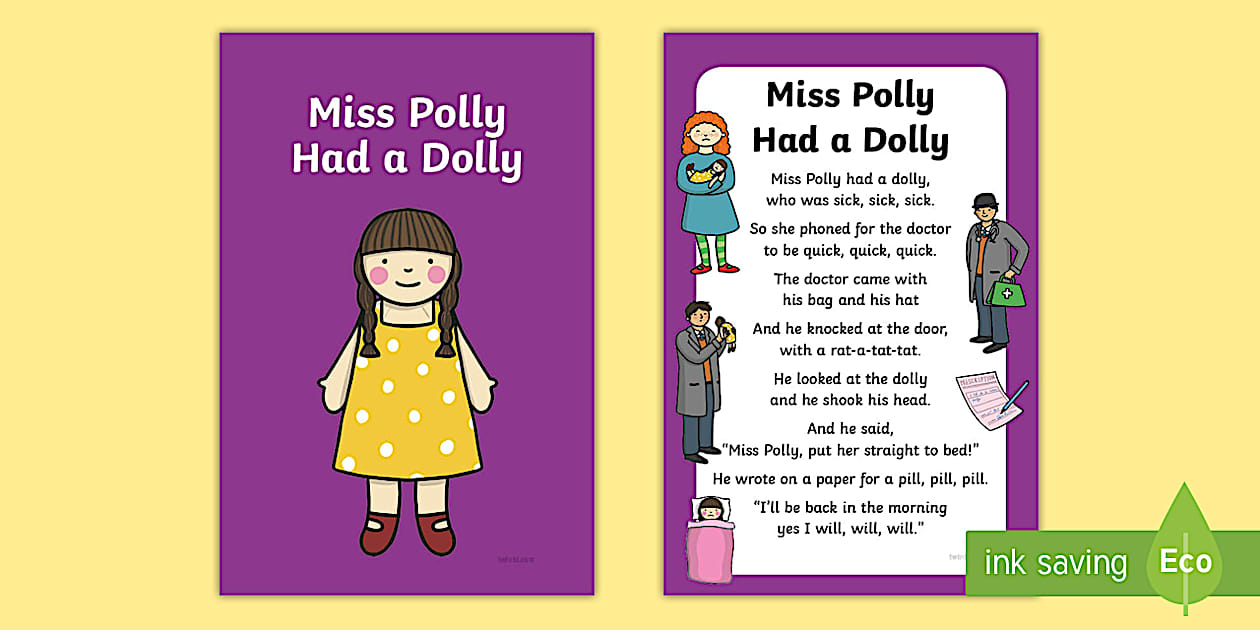 Dolly Nursery Rhyme IKEA Tolsby/Fiestad Frame - Miss Polly