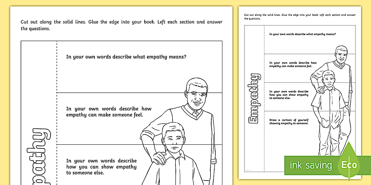 Empathy Interactive Book (teacher made) - Twinkl