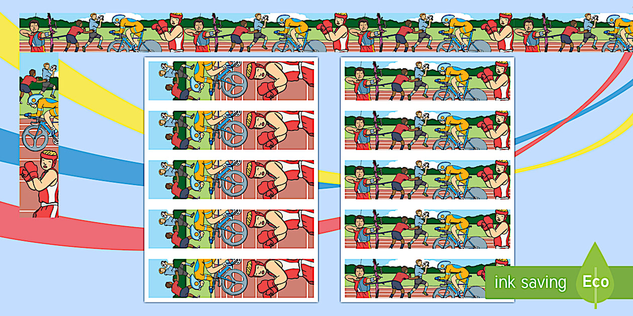 The Commonwealth Games Display Borders (teacher made)