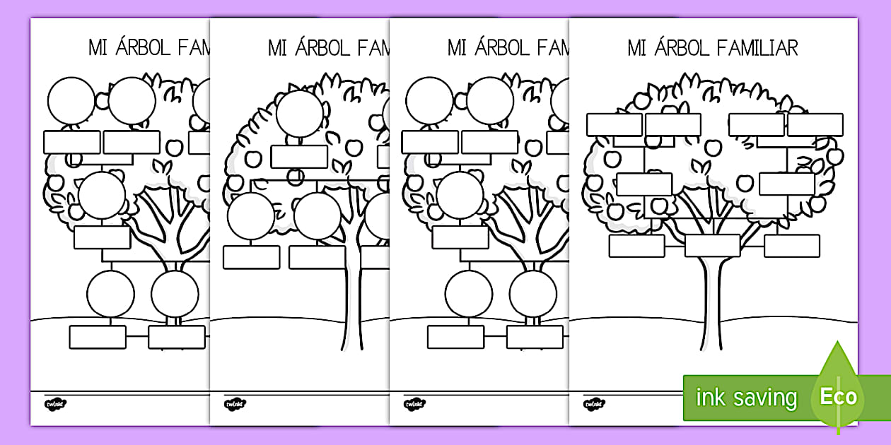 Ficha de actividad: Mi árbol genealógico (teacher made)