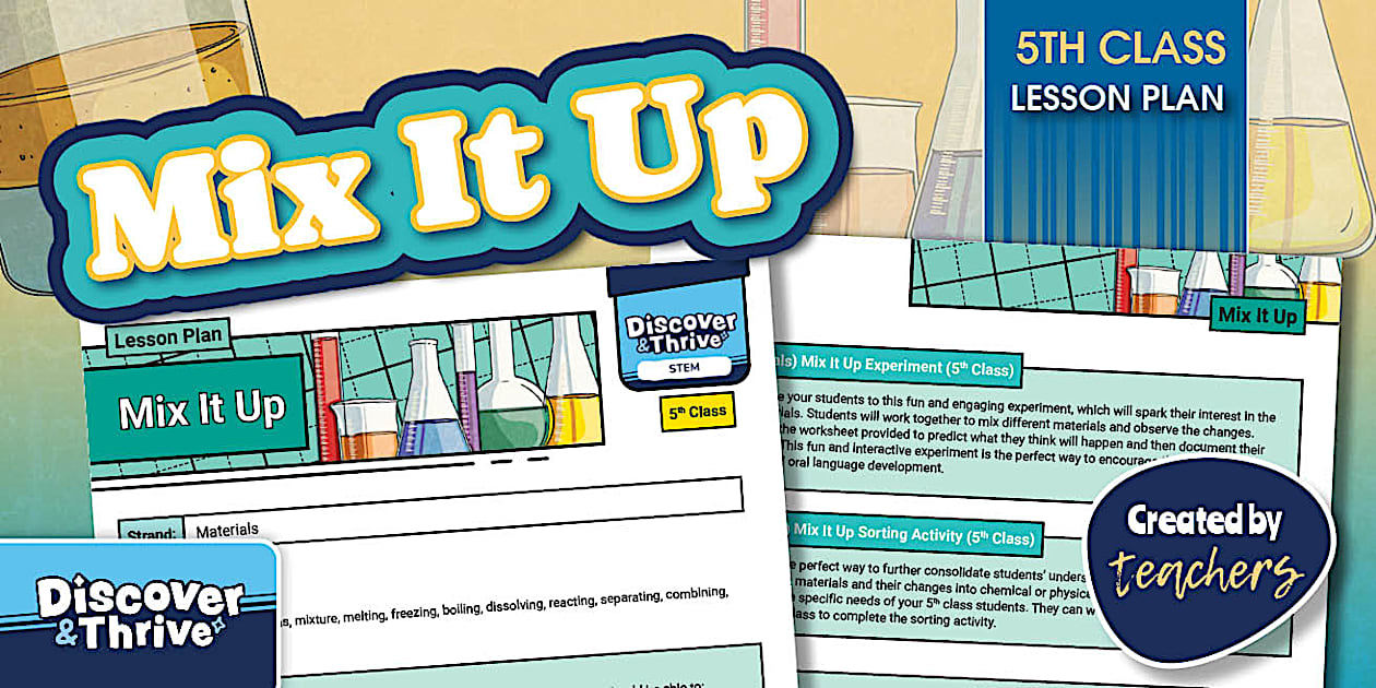 STEM Materials Teacher Aid Lesson Plan