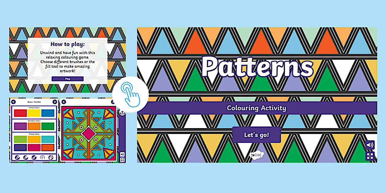 Patterns Interactive Colouring (l'enseignant a fait)