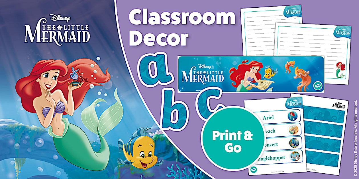 The Little Mermaid: Bulletin Board Set