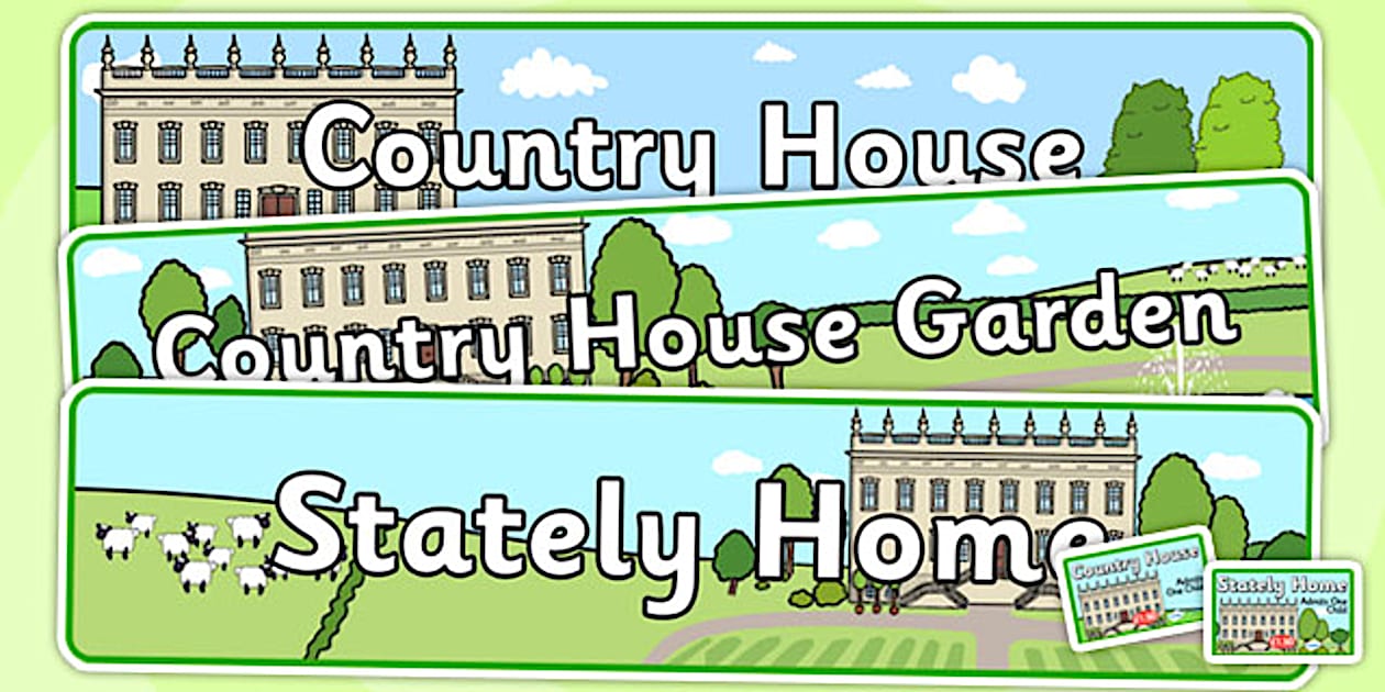 Stately Home Role Play Pack (teacher made) - Twinkl