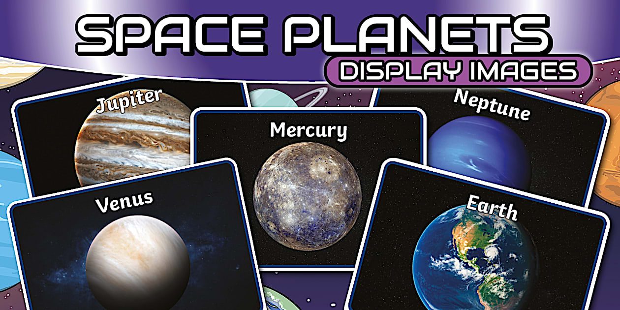 Space Planets Display Images | Twinkl