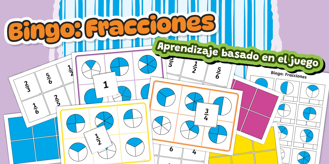 Bingo: Fracciones