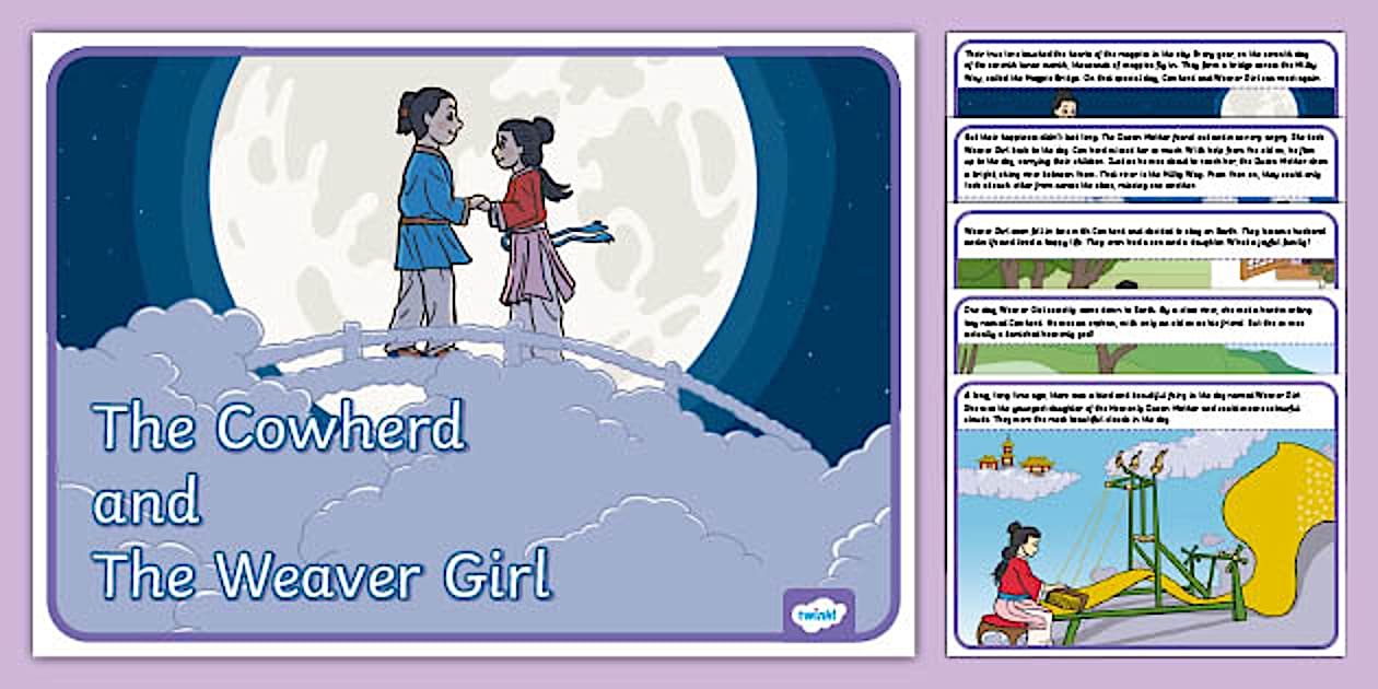 The Cowherd and The Weaver Girl Story Cards / 牛郎织女故事卡