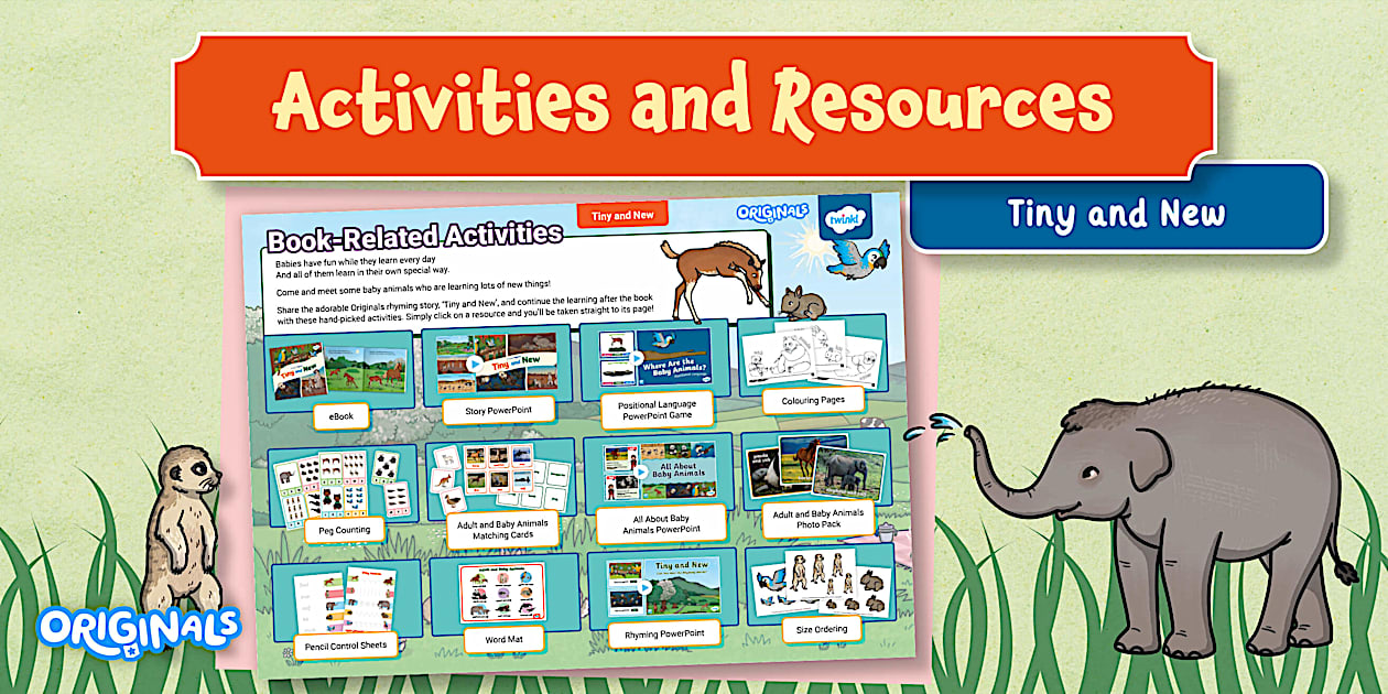 Tiny and New - Book-Related Activities and Resources