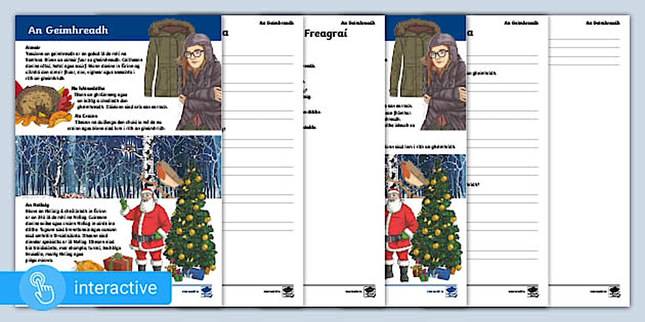 Lower Ability An Geimhreadh 5th/6th Class Differentiated Reading ...