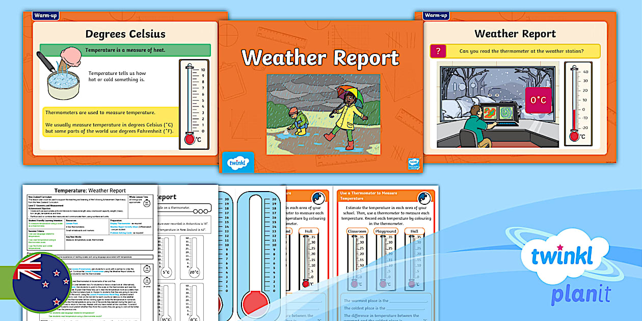 Level 2 Temperature: Use a Thermometer to Measure Temperature Lesson 2