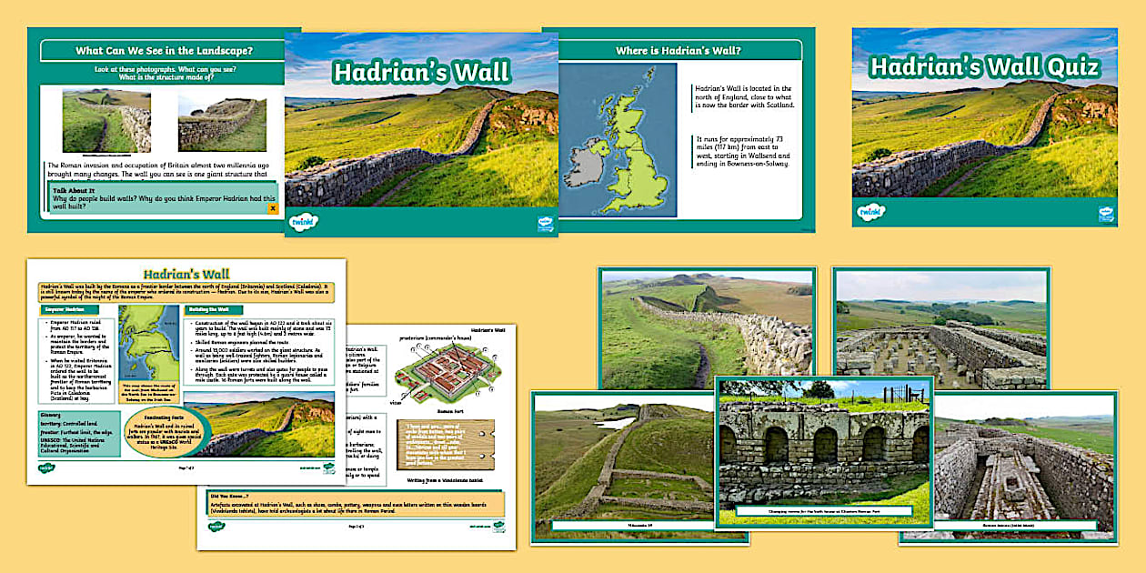 Hadrian's Wall Fact File and Activity Pack (teacher made)
