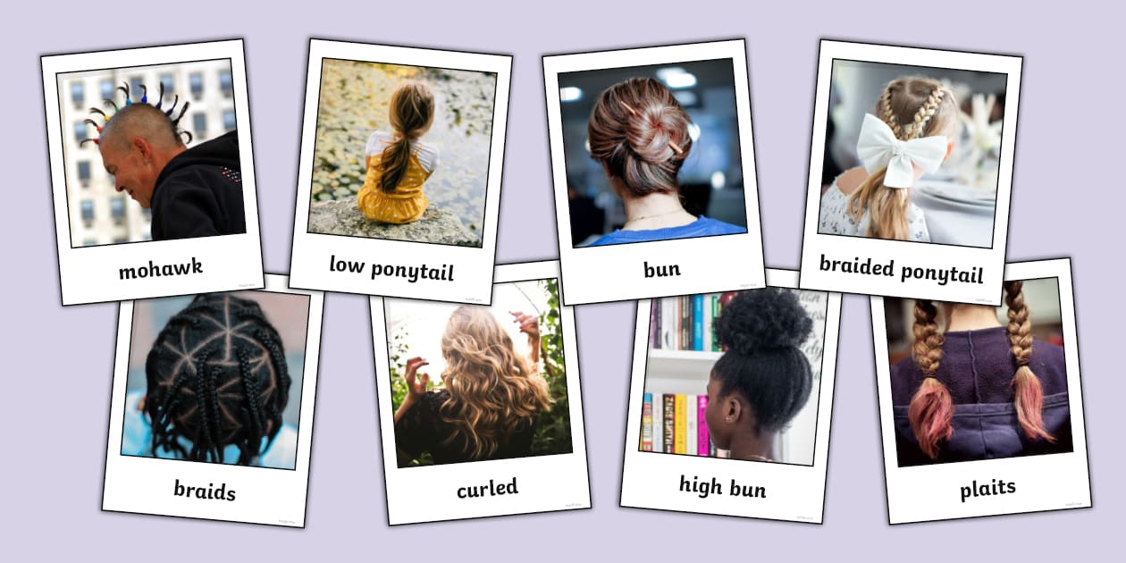 Hairstyles Instant Photo Style Display Images - Twinkl