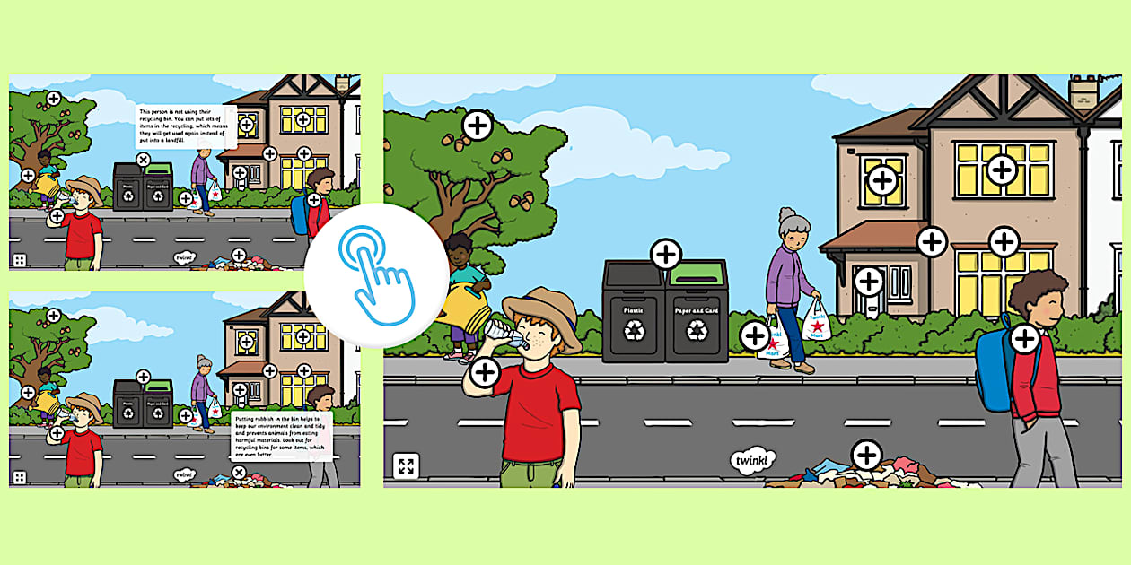 Looking After the Environment - Interactive Hotspot Resource