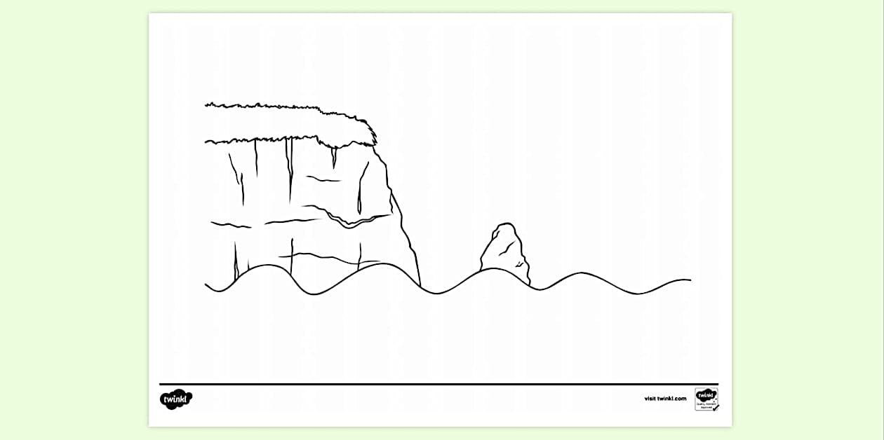 Creation of Arches 6 Eroded Ground | Colouring Sheets