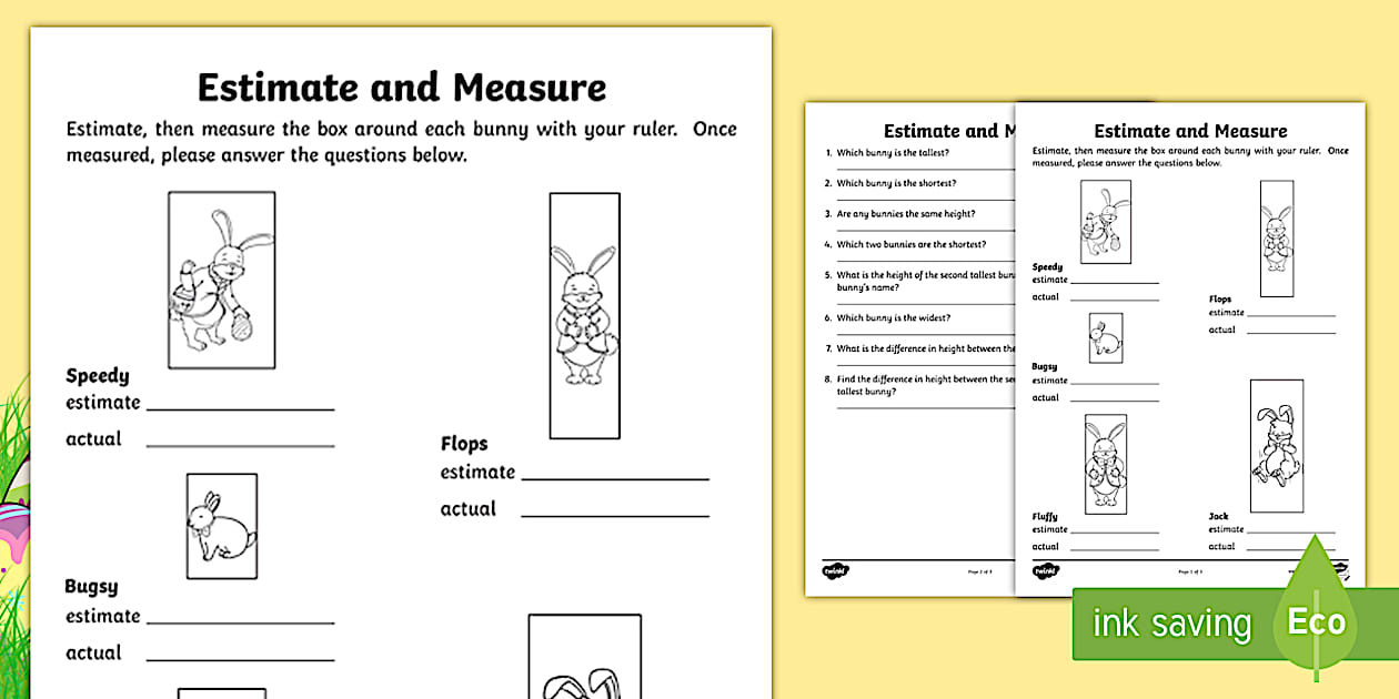Estimate and Measure Activity