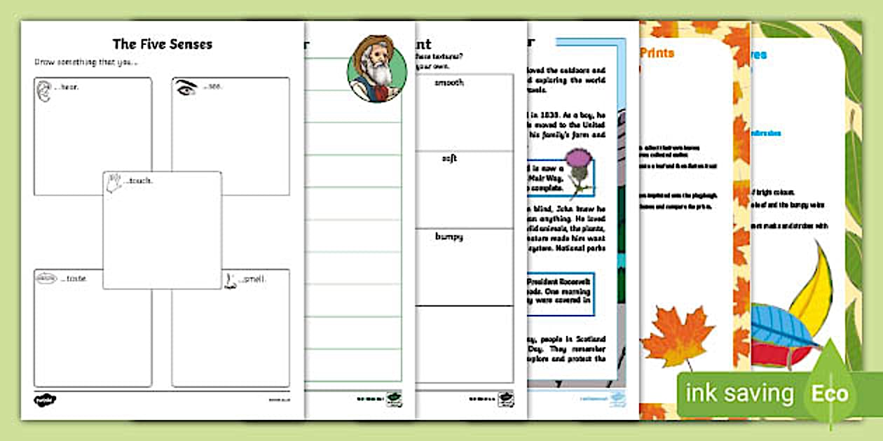 John Muir Lesson Plan Pack - CfE First Level (teacher made)