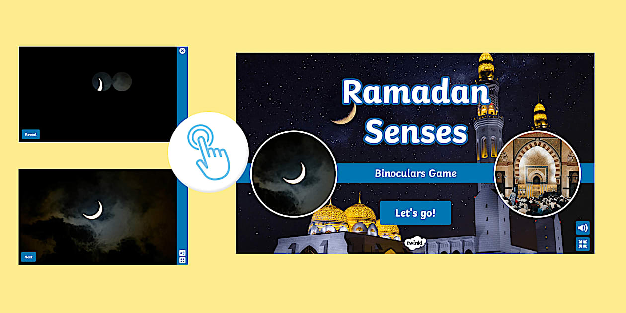 Ramadan Senses Interactive Binoculars Game (teacher made)