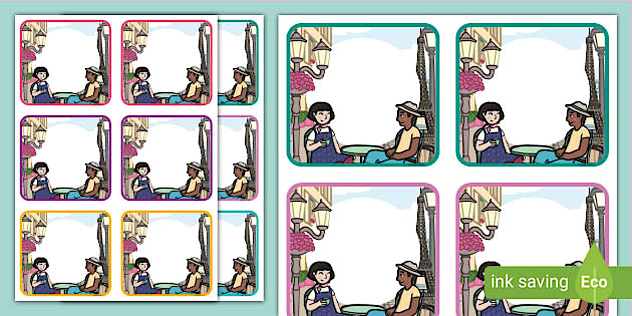 French Parisian Peg Labels (teacher made) - Twinkl