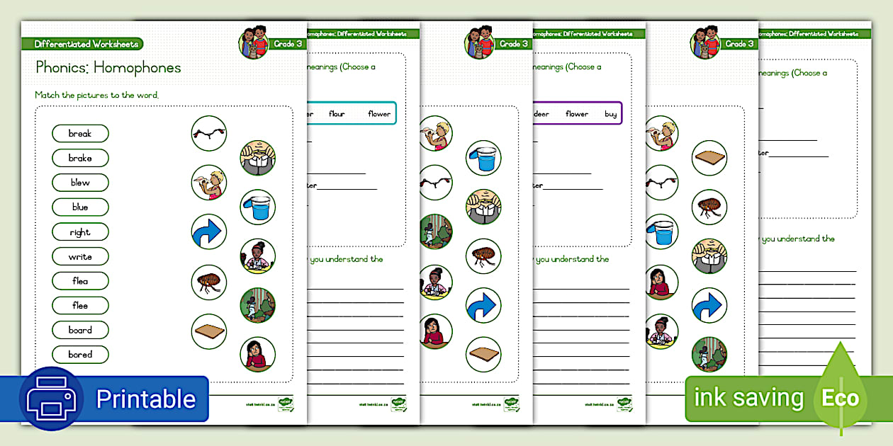 Downloadable Phonics Worksheets - Twinkl South Africa