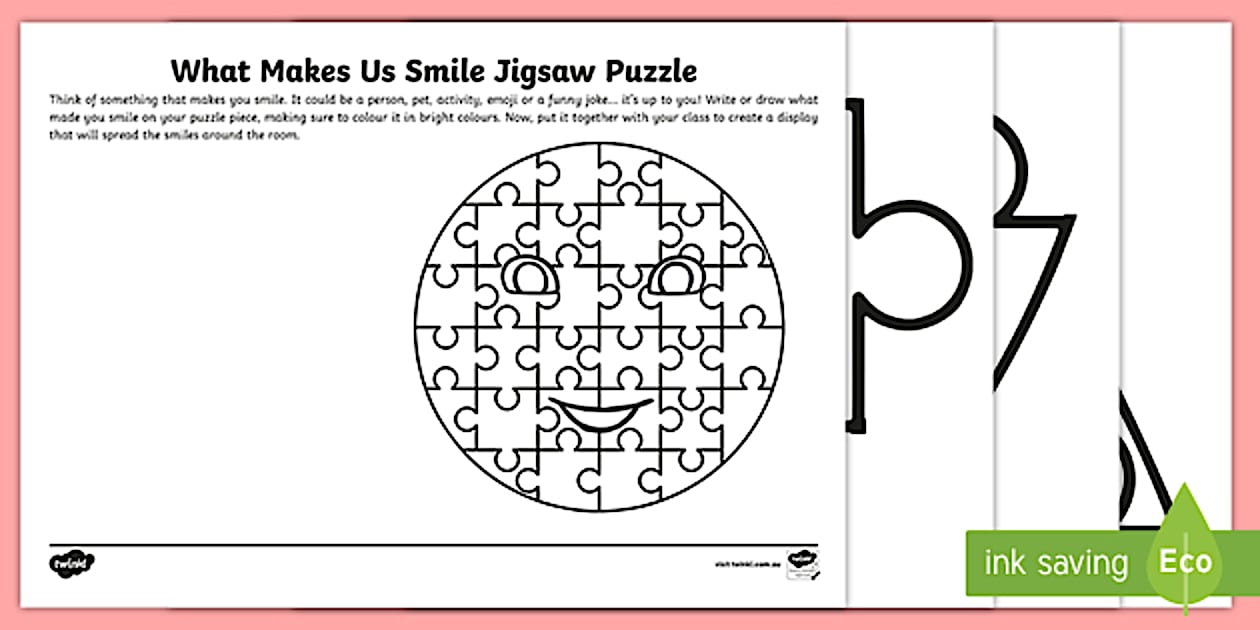 What Makes Us Smile Class Jigsaw (teacher made) - Twinkl