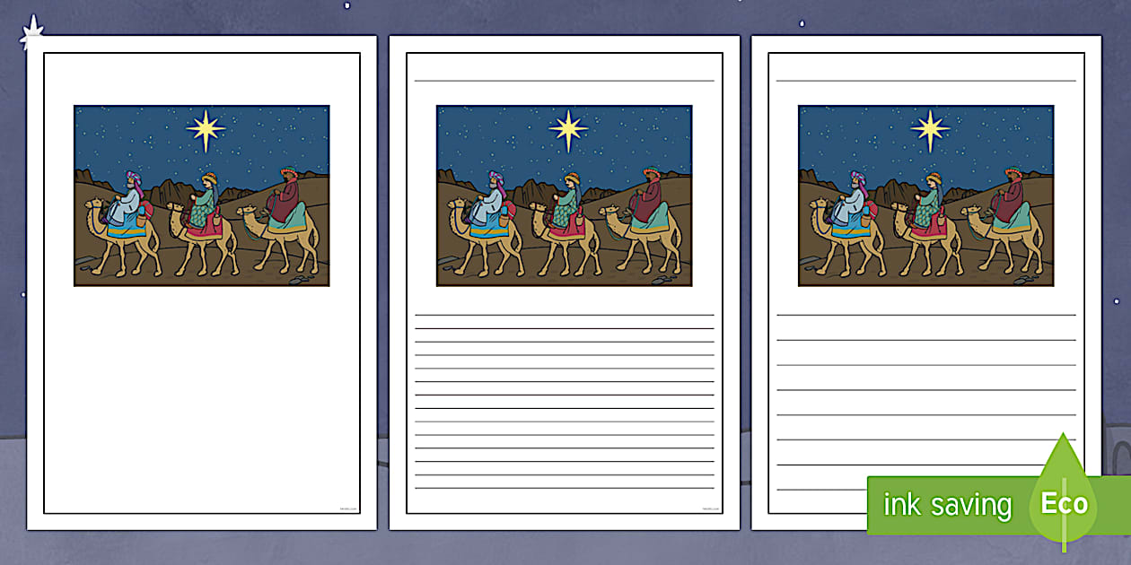 Epiphany Writing Template (teacher made) - Twinkl