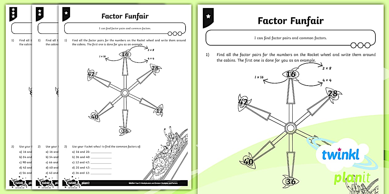 PlanIt Maths Y5 Multiplication and Division Multiples and Factors