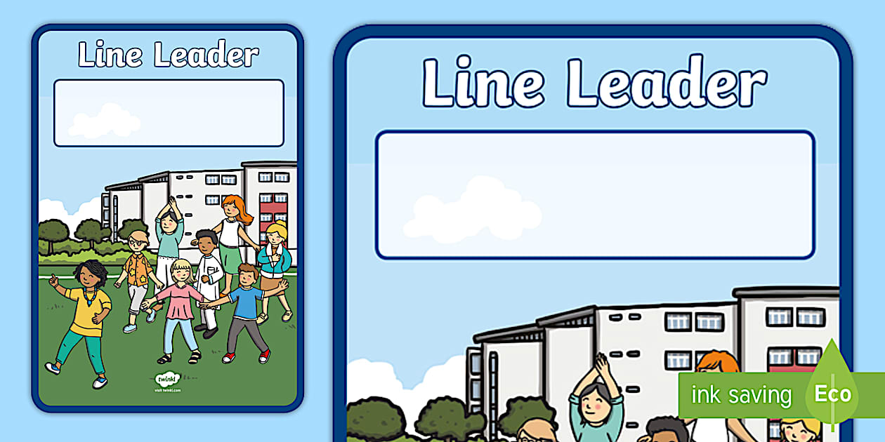 Line Leader of the Week Display Sign (öğretmen yaptı)