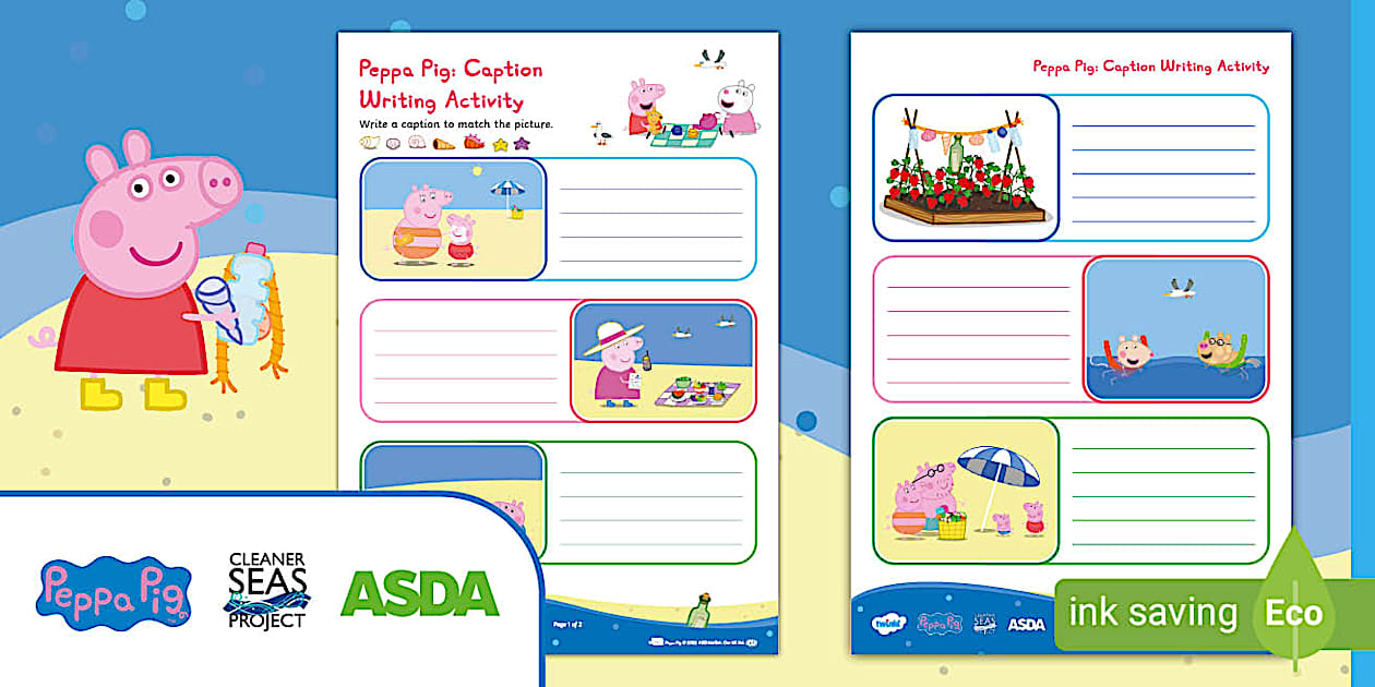FREE! - Peppa Pig Writing Activity | Peppa Pig Resources | Twinkl