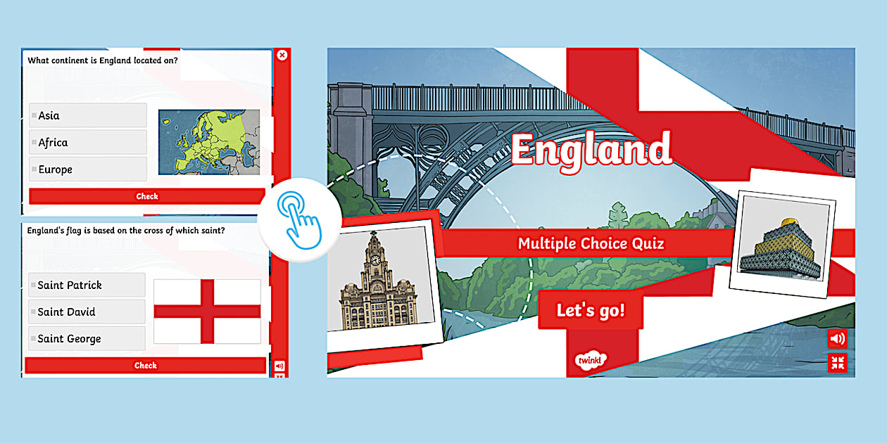 KS2 England Interactive Quiz - KS2 - Twinkl